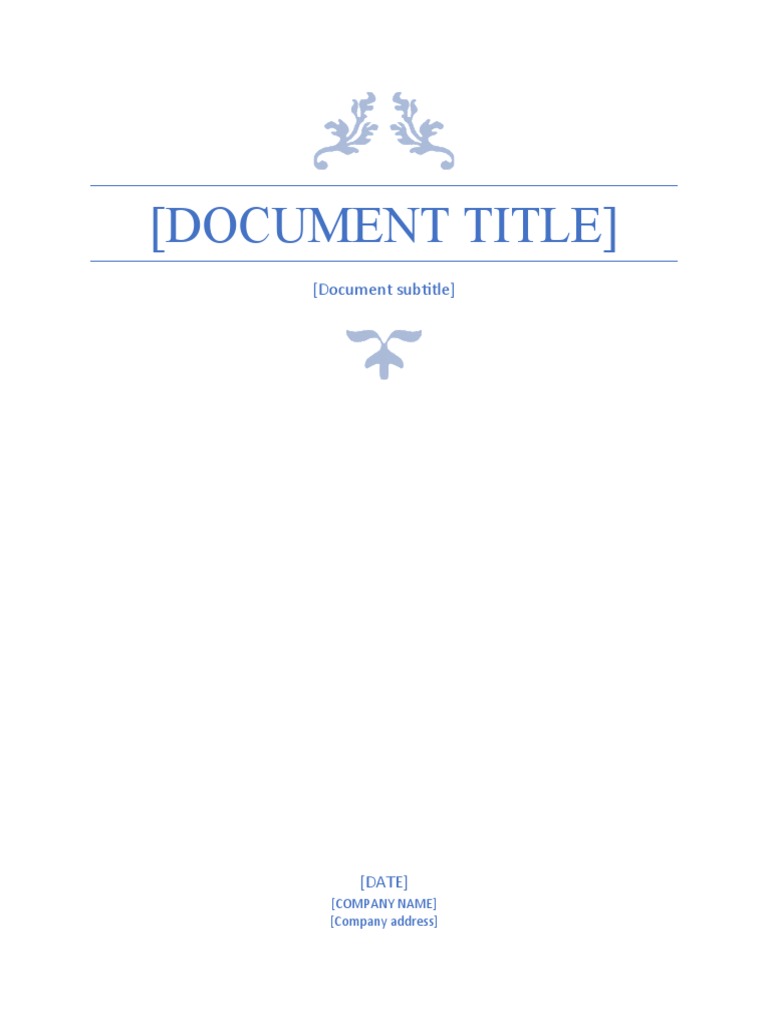 University Assignment Cover Page Template - 2 | PDF