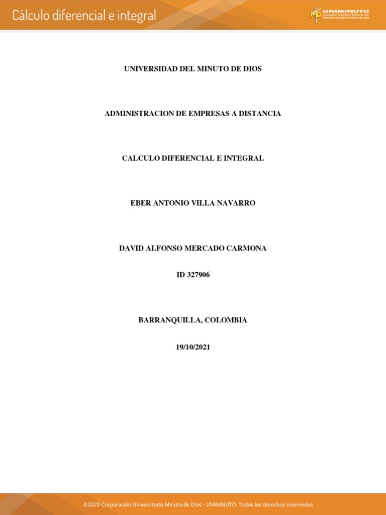 Act 2 Calculo | PDF | Derivado | Economias