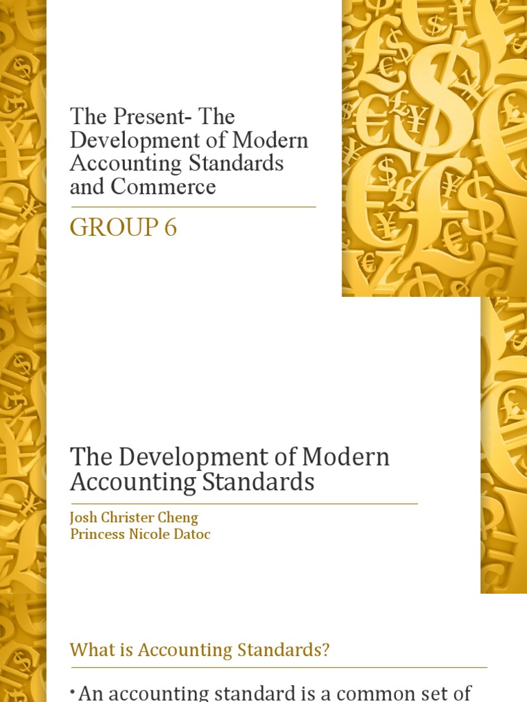 The Present - The Development of Modern Accounting Standards | PDF ...