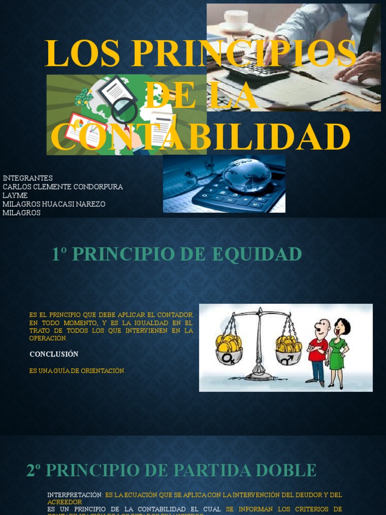 Los 15 Principios de La Contabilidad 12345 | PDF | Contabilidad | Economias