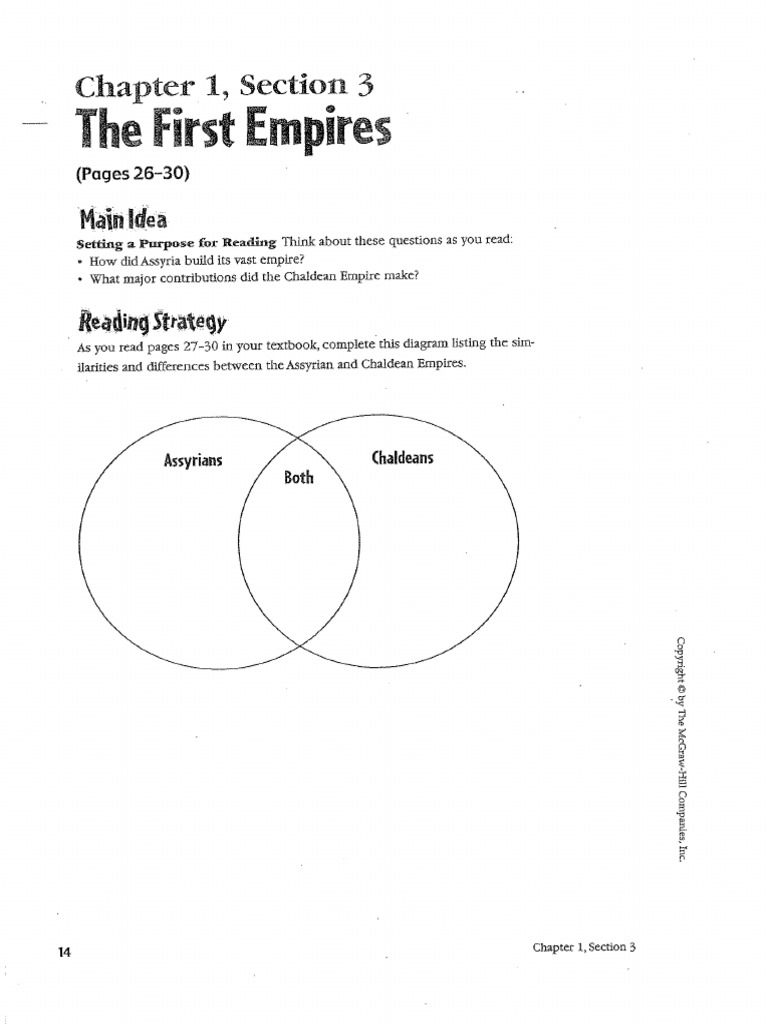 Chapter 1 Section 3 Guided Reading Worksheets | PDF