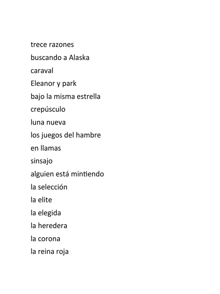 Libros de Todo Un Poco | PDF