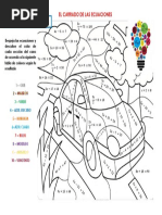 Mandala de Sumas y Restas Algebraicas | PDF