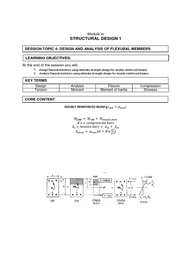 Structural Design 1: Module in | PDF