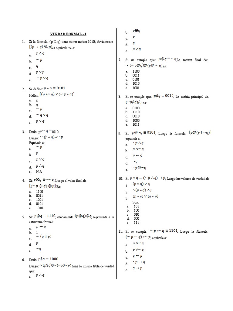 Verdad Formal | PDF | Proposición | Verdad
