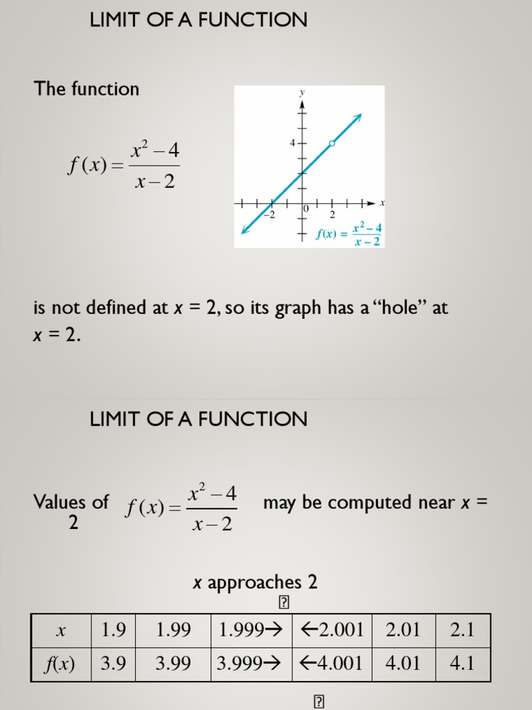 The Function: X FX X | PDF | Limit (Mathematics) | Complex Analysis