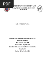 Practica 1 Lab Potencia Fluida Fime | PDF | Filtración | Lubricante