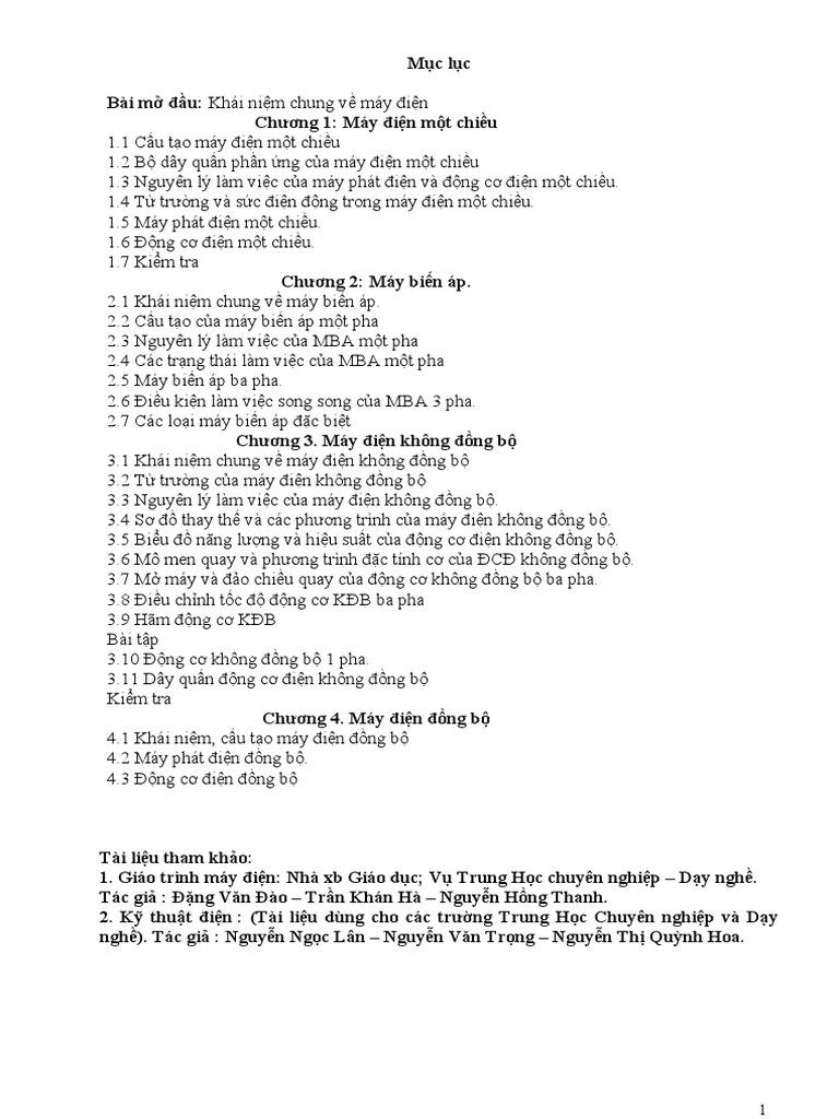 De Cuong On Tap May Dien Thiet Bi Dien 1 2345 | PDF