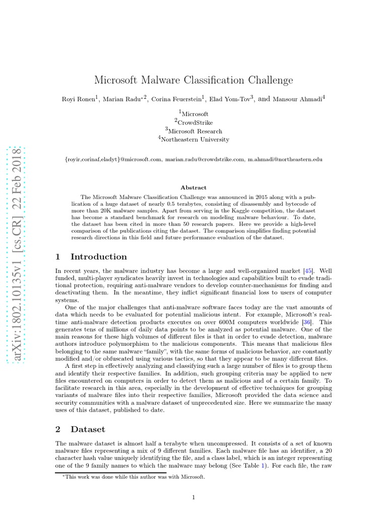 Ahmadi Et Al 2016 Novel Feature Extraction Selection And Fusion For Effective Malware