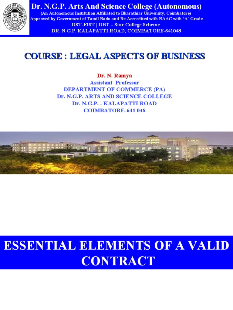 Essential Elements of Contract | PDF | Ethical Principles | Social ...