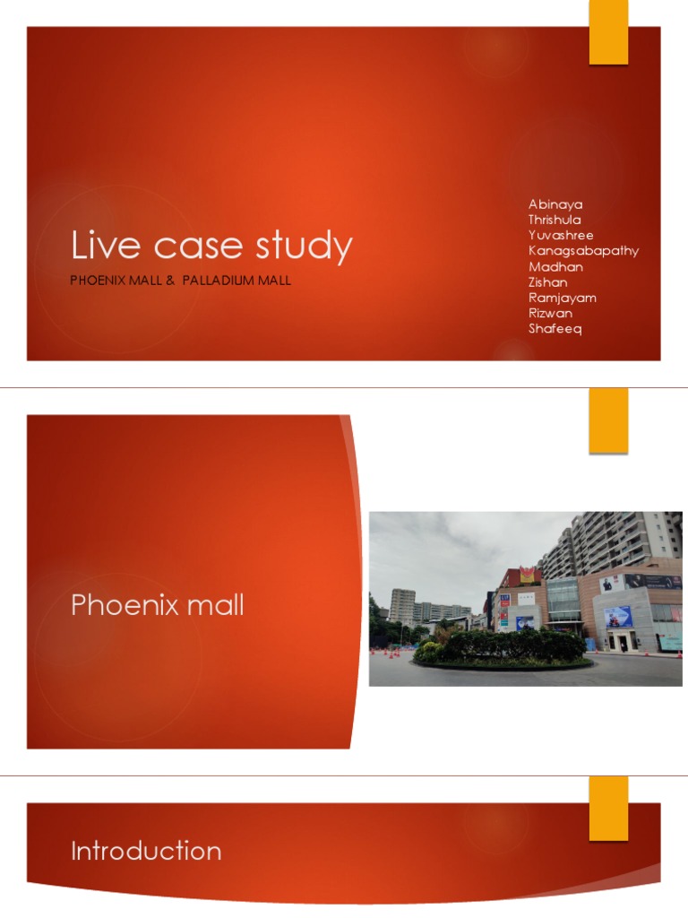 Phoenix and Palladium Mall Case Study | PDF | Shopping Mall | Retailing