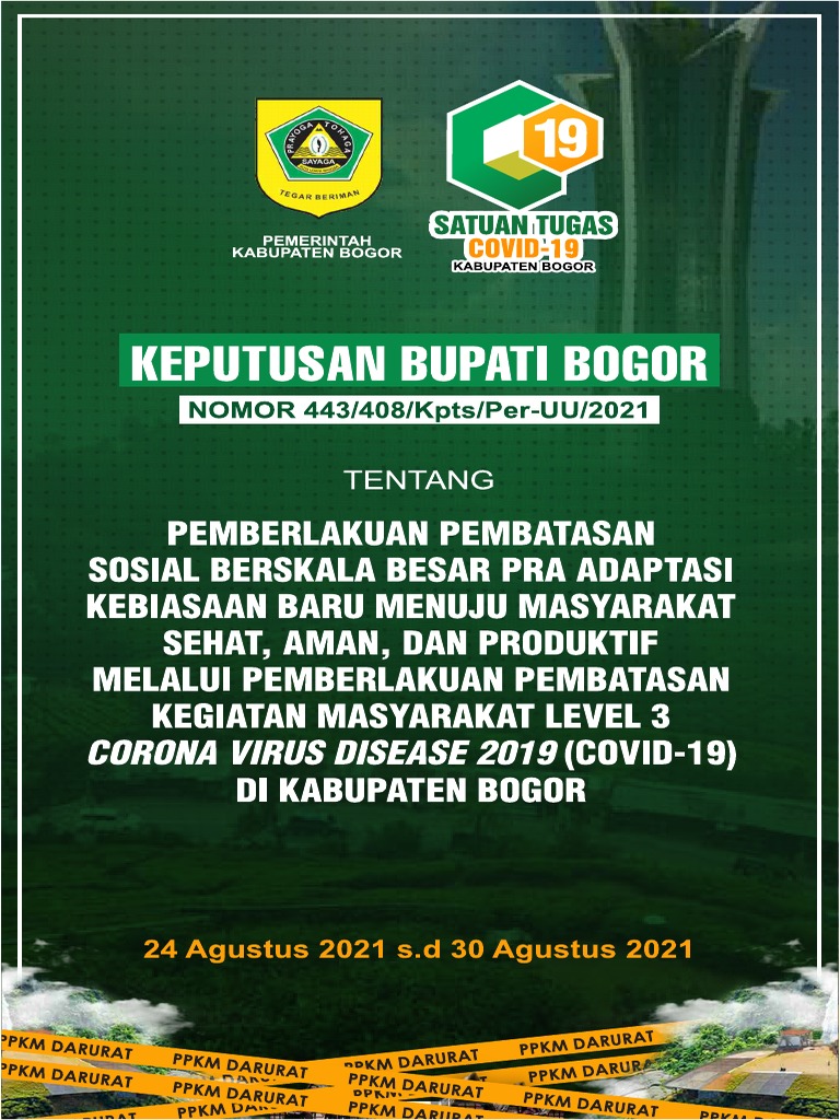 SK PSBB Pra Akb PPKM Level 3 | PDF