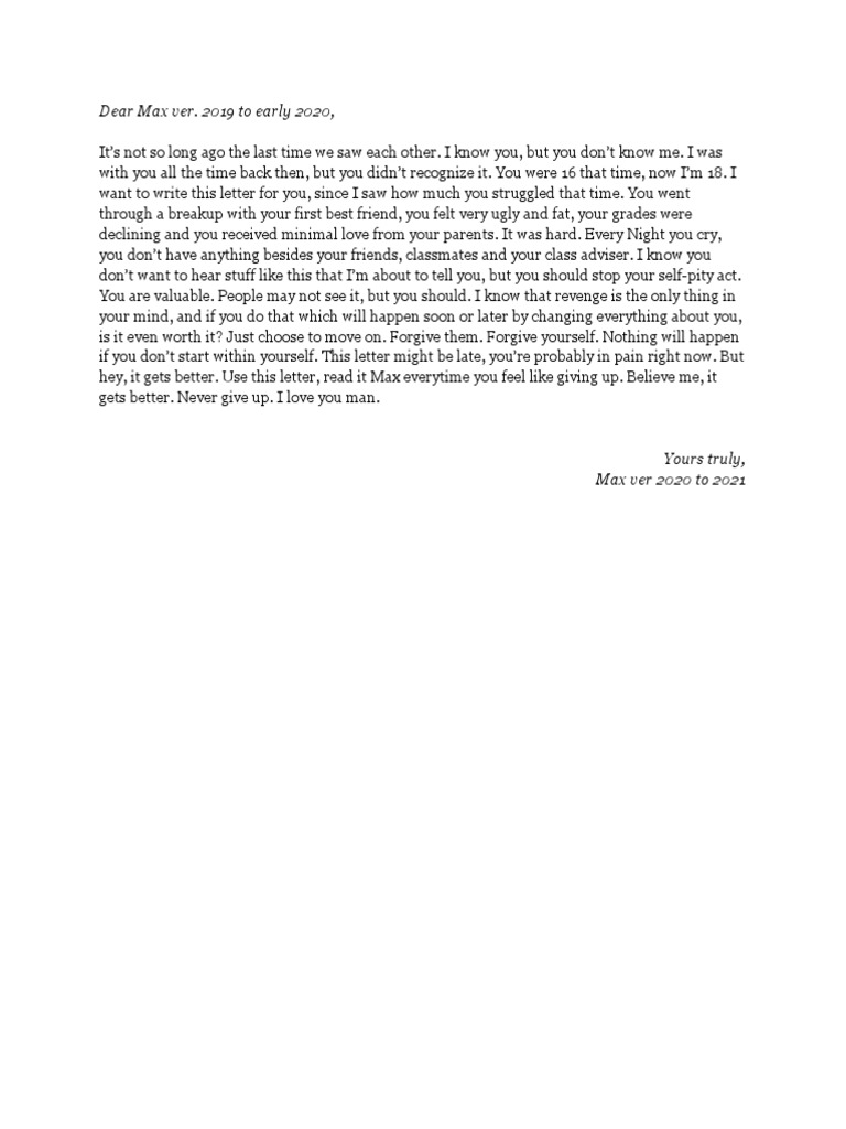 Letters # 1 | PDF