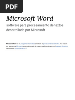 Historia de Microsoft Word 1.0 (1983) | PDF | Microsoft Word | Microsoft