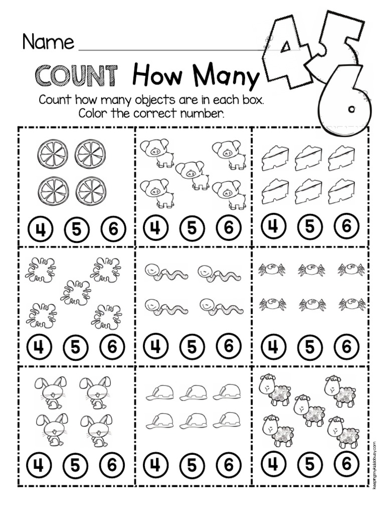 FREENumbersandCountingWorksheetsMATHCENTERS11correspondence 1 | PDF