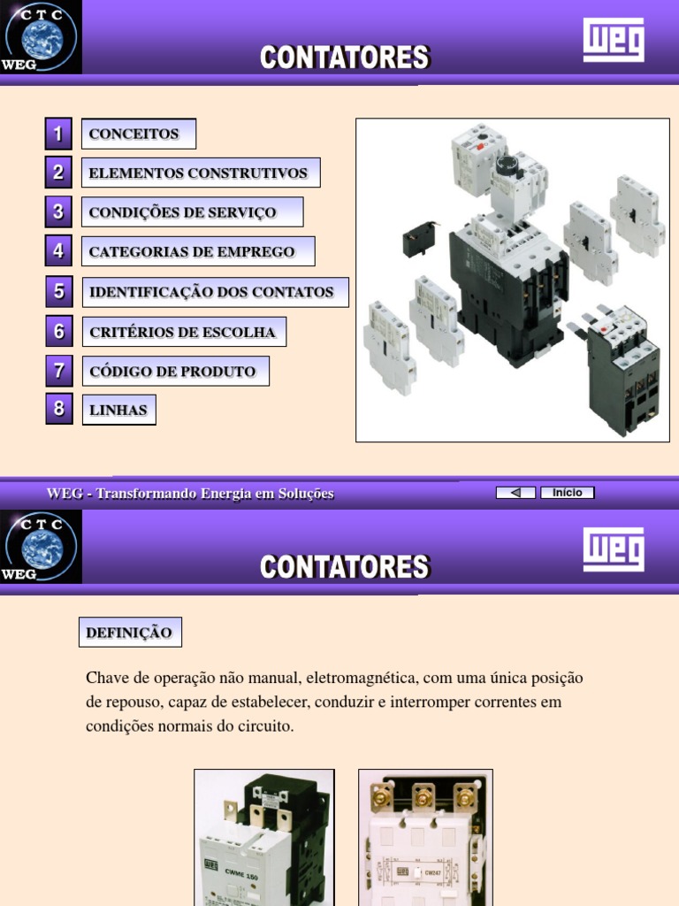 5 Contatores | PDF | Rede elétrica | Componentes