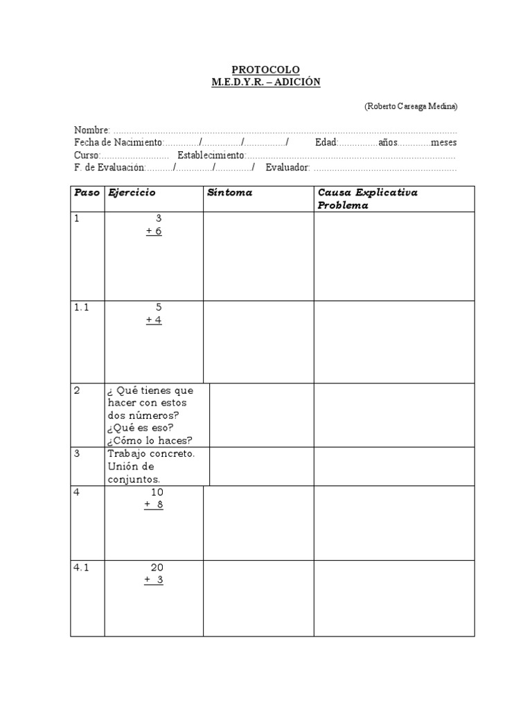 Protocolo Adición Medyr | PDF