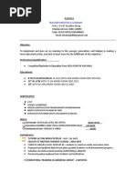 Sharda Resume 166 | PDF