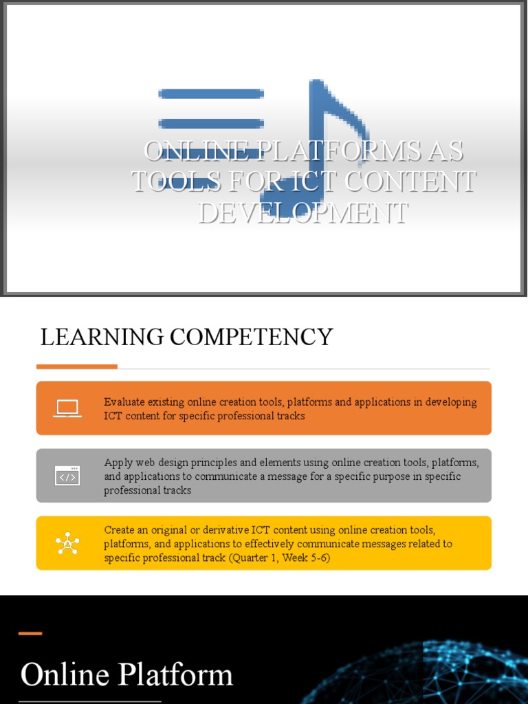 Online Platforms As Tools For Ict Content Development | Download Free ...