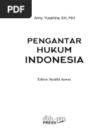 Pengantar Hukum Indonesia | PDF