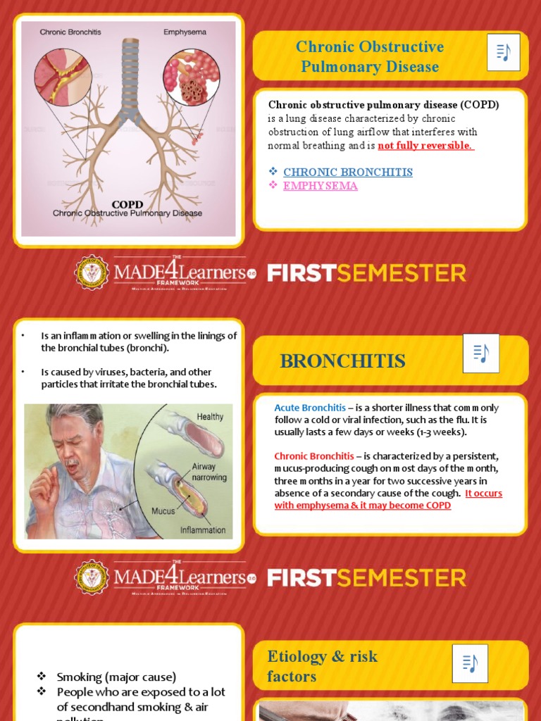 Chronic Obstructive Pulmonary Disease (COPD) | PDF | Lung | Bronchitis