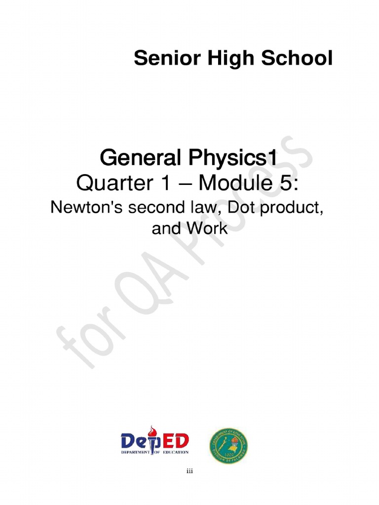 General Physics Module 5 Module 5 | PDF