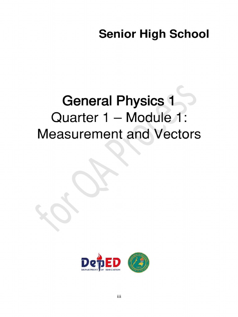 General Physics Module 1 jpg2pdf (46) Module 1 | PDF