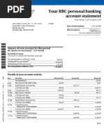 CIBC Account Statement | PDF | Debit Card | Visa Inc.