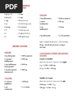 Factor Label Method Worksheet | PDF
