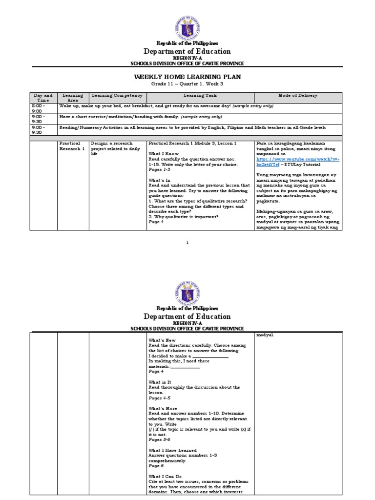 Research Struggles of Modular Learning | PDF | Distance Education | Thesis