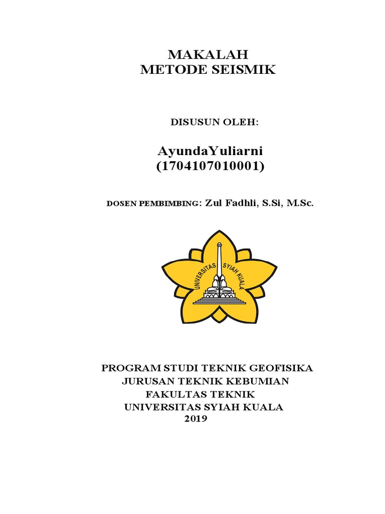 Makalah Metode Seismik | PDF