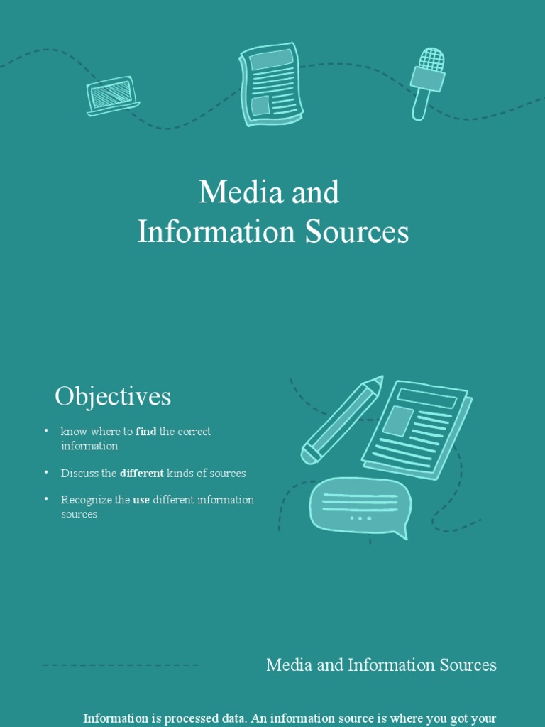 Group 2 - Media and Information Sources Final | PDF | Mass Media | Internet