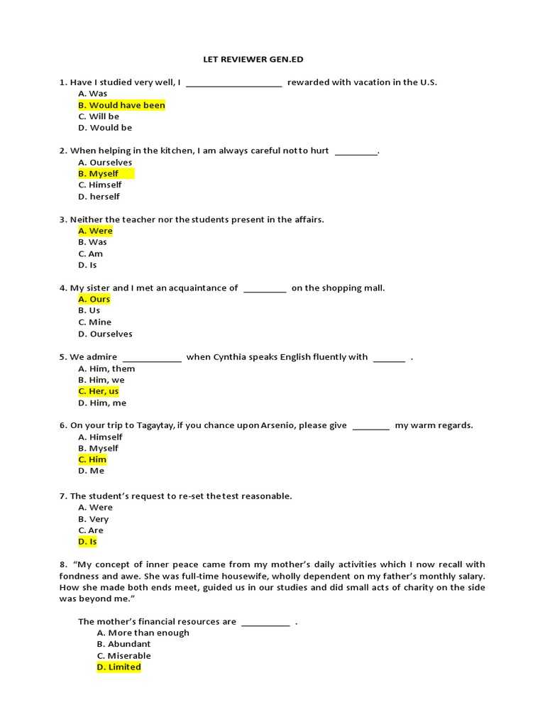Let Reviewer Gen Ed | PDF | Carbohydrates | Cell (Biology)