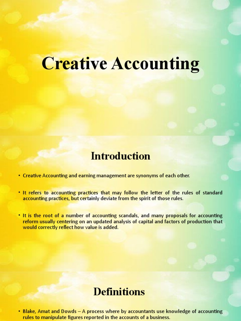 Creative Accounting | PDF