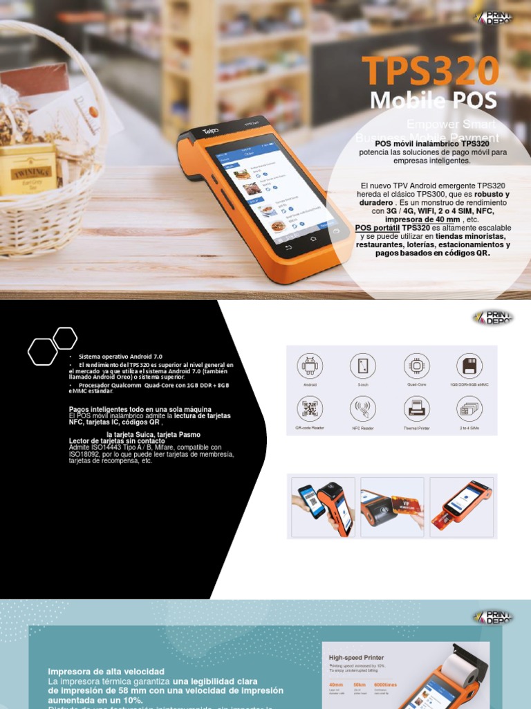 POS Telpo TPS320 | PDF
