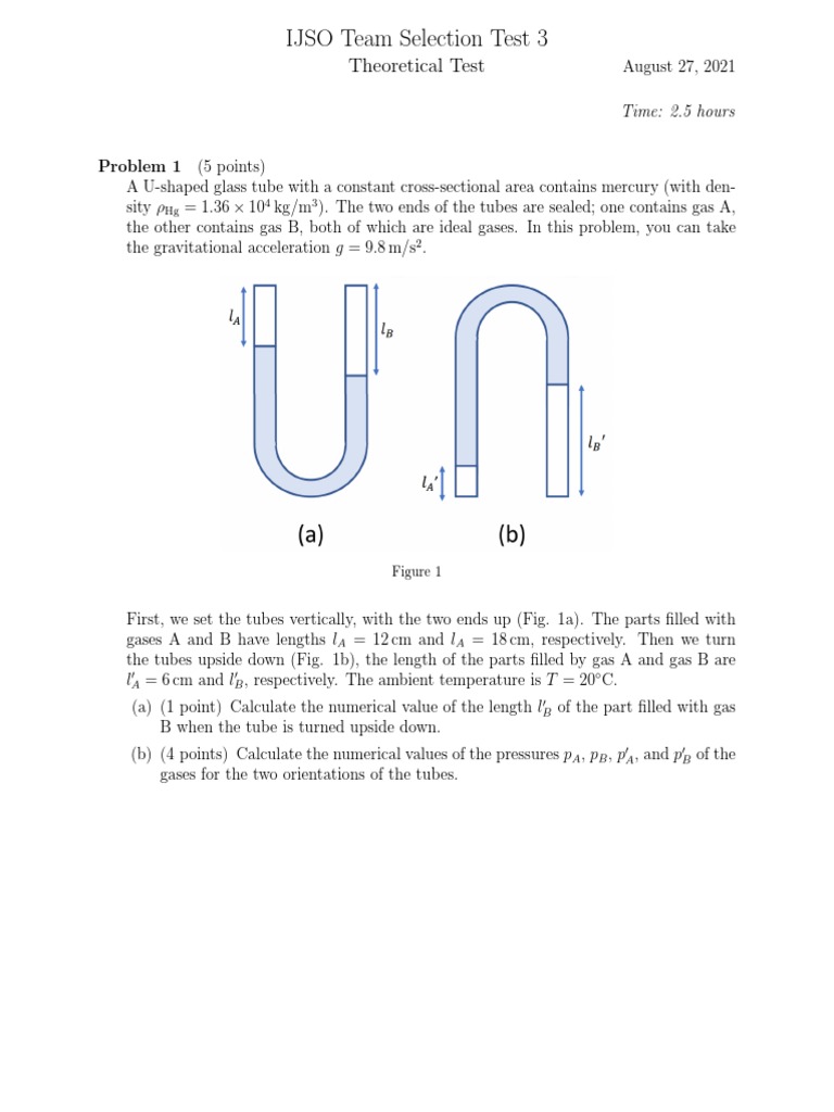 IJSO Team Selection Test 3 | PDF | Chemistry | Titration