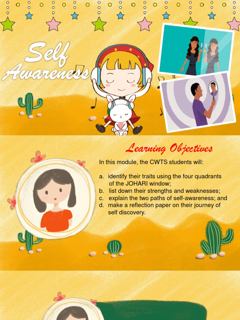 Self Awareness Pdf Self Awareness Awareness