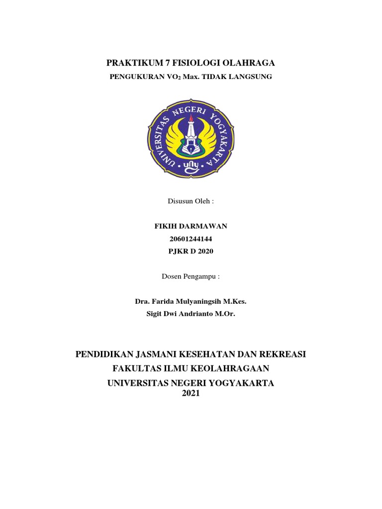 Praktikum 7 Fisiologi Olahraga | PDF
