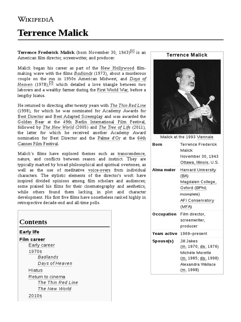 Terrence Malick | PDF