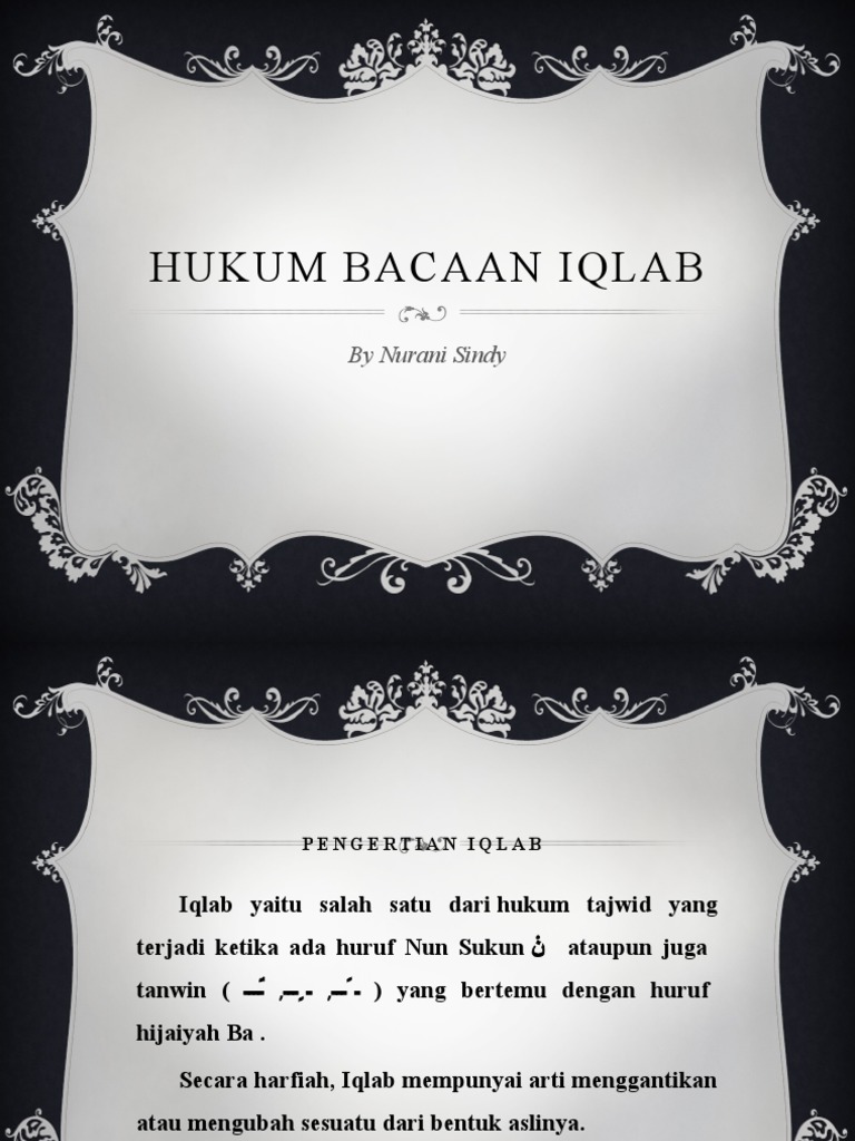 Hukum Bacaan Iqlab | PDF | Agama & Spiritualitas