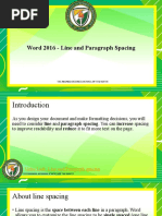 Understanding Line Spacing in Word | PDF