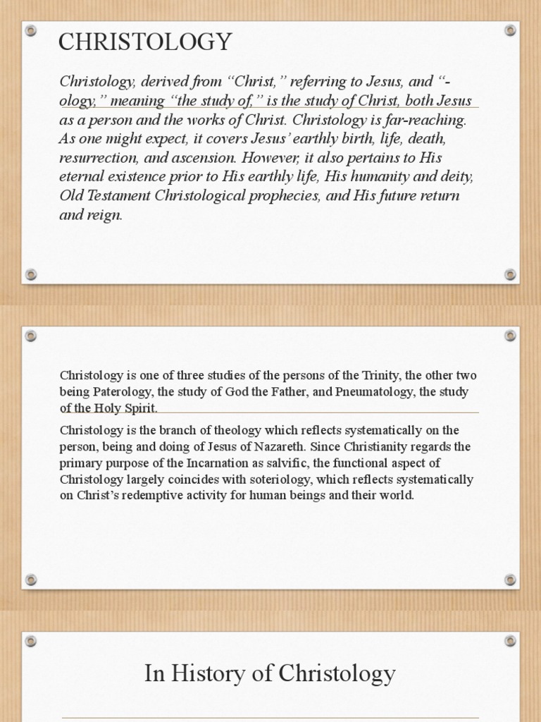 All About Christology | PDF | Christology | Jesus