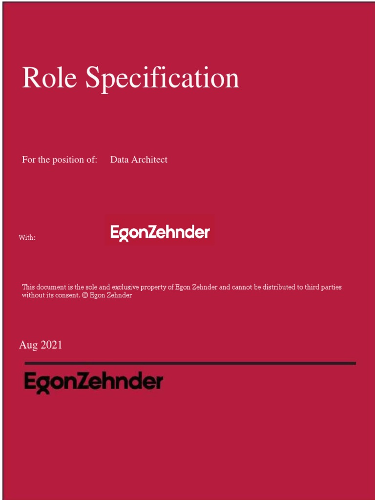 JD Data Architect | PDF | Databases | Cloud Computing