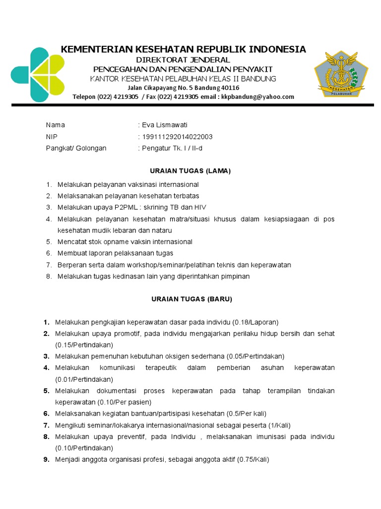 Uraian Tugas ASEP S | PDF