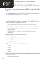 AP Psych Myers Unit Practice Test Multiple Choice Answers | PDF | Tests ...