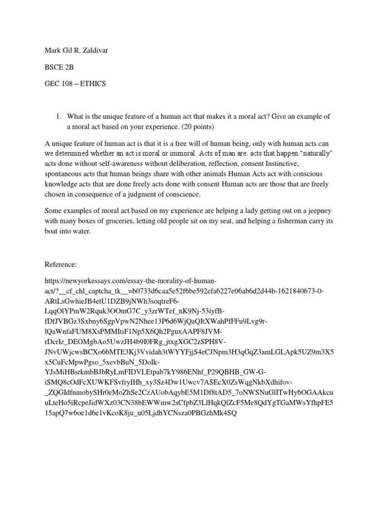 Gec 108 (Zaldivar Lesson 2) | PDF | Conscience | Knowledge