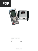 VDO Tachograph Fault Codes Guide | PDF | Computers