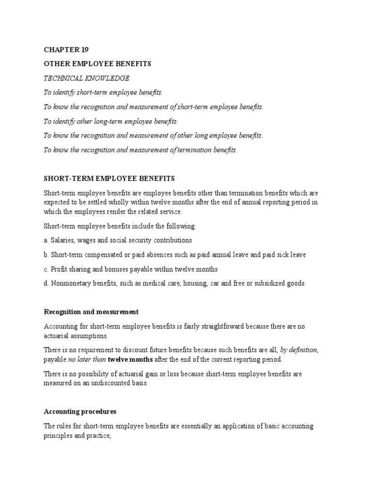 Chapter 19 Ia2 | PDF | Employment | Accrual