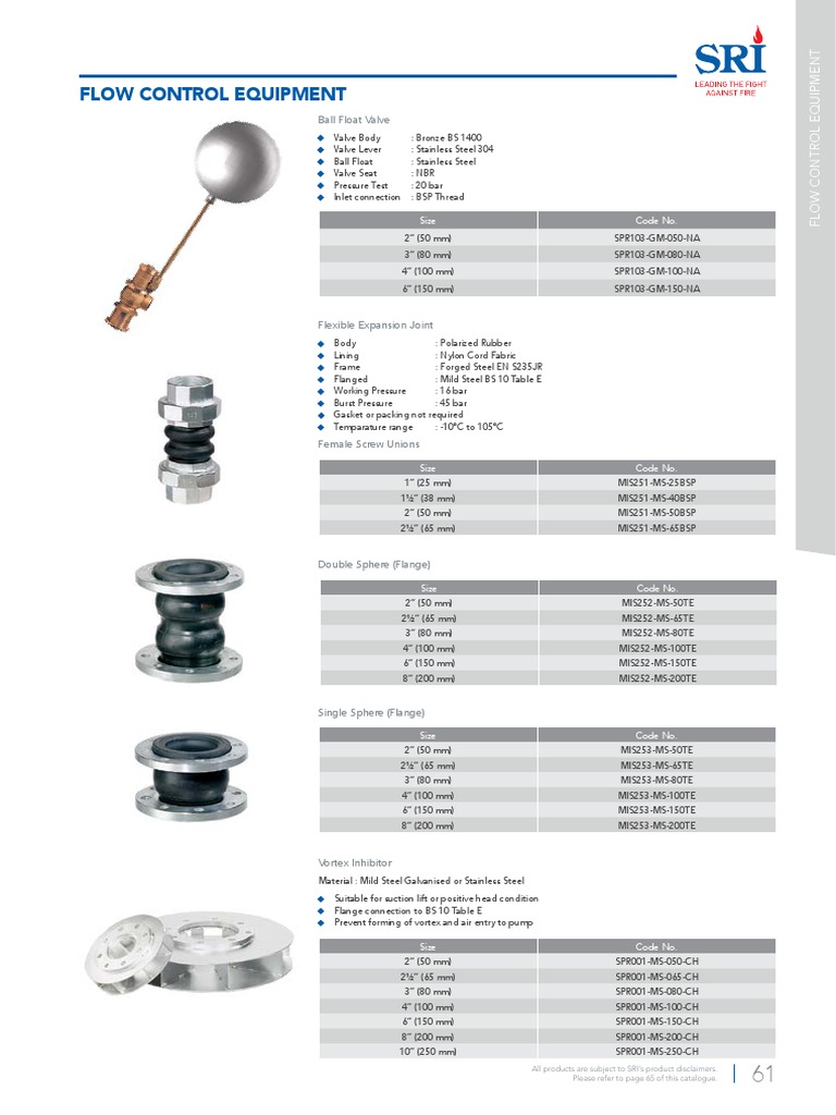 Flow Control Equipment: Ball Float Valve | PDF | Valve | Gas Technologies
