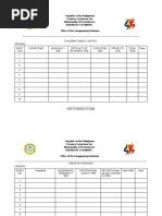 Barangay Tanod Accomplishment Report | PDF